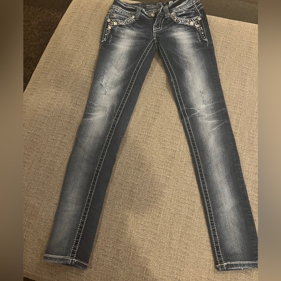 Miss Me | Jeans | Miss Me Skinny Jeans With Rhinestone Detail Size 25 ...